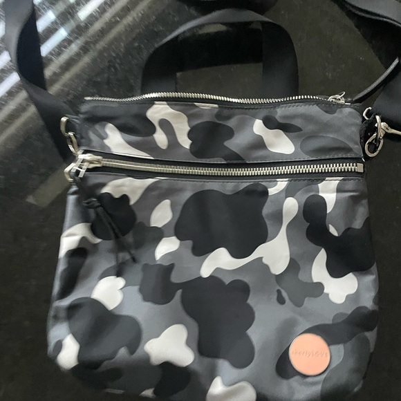 shortyLOVE | Bags | Shorty Love Medium Crossbody Black White Grey Camo ...
